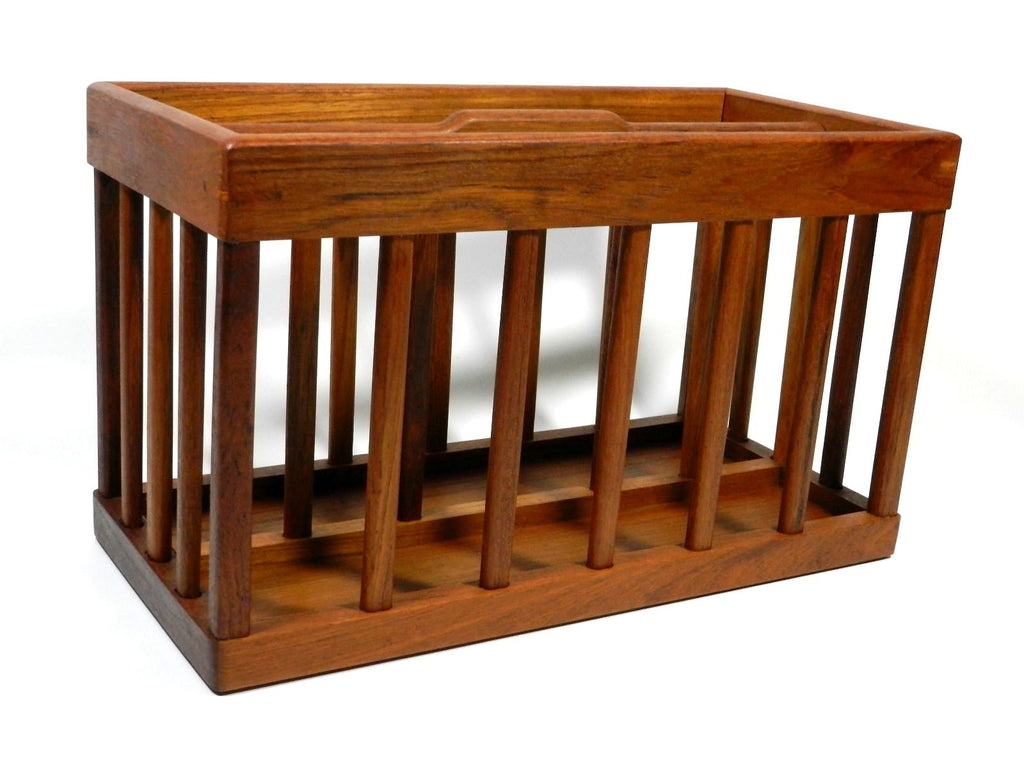 Vintage Teak Magazine Rack Mid Century Modern – Shop-Uniques-Unlimited
