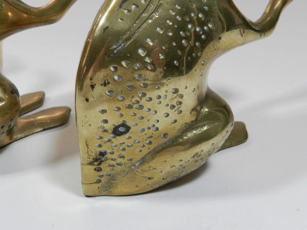 Vintage Brass Frog Bookends Pair – Shop-Uniques-Unlimited