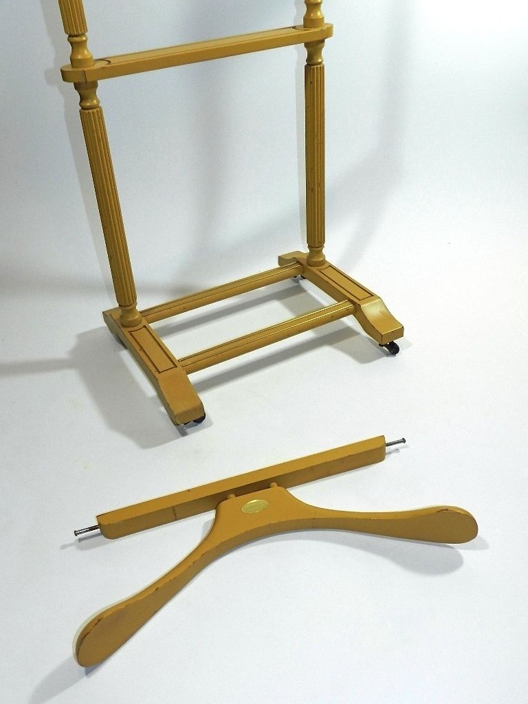 Suit Clothes Valet Butler Caddy Wardrobe Coat Hanger Wood – Shop ...