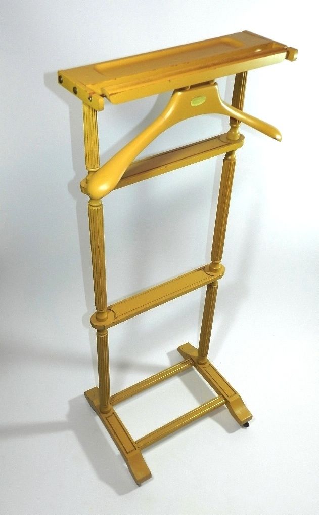 Suit Clothes Valet Butler Caddy Wardrobe Coat Hanger Wood – Shop ...