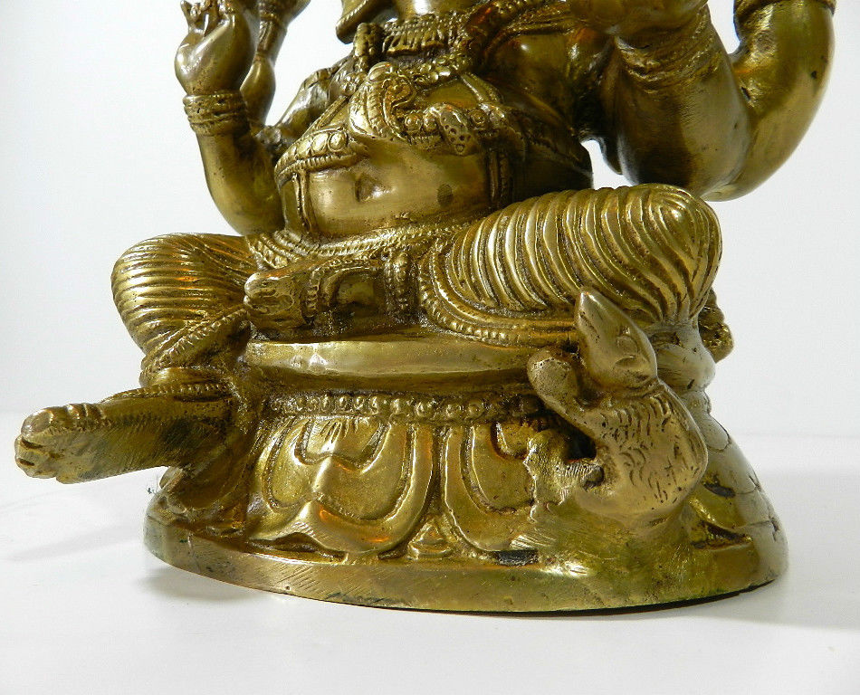 Ganesh Lord Elephant Ganesha Statue Bronze Tibet India Hindu Buddha ...