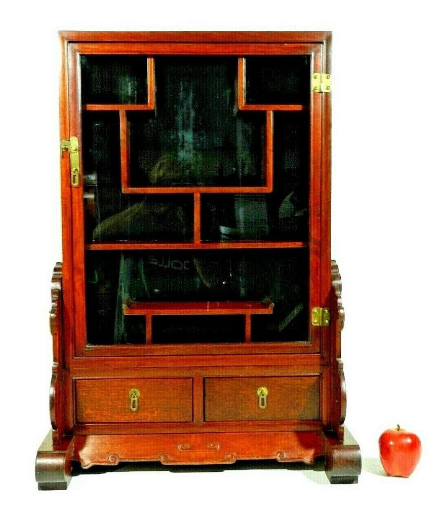 Chinese Rosewood Curio Display Cabinet – Shop-Uniques-Unlimited