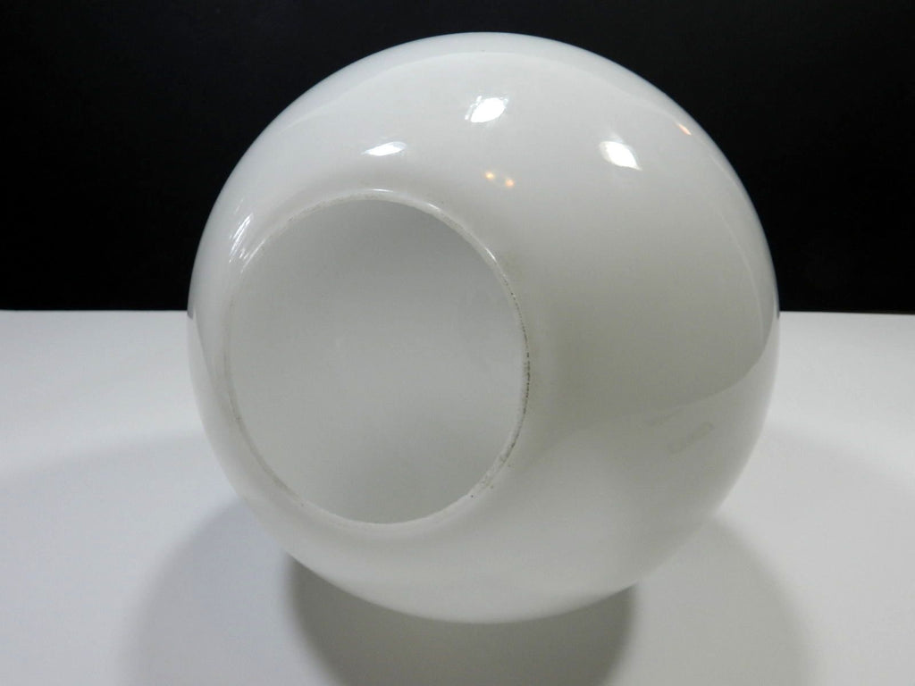 Vintage Rimless White Glass Globe – Shop-Uniques-Unlimited
