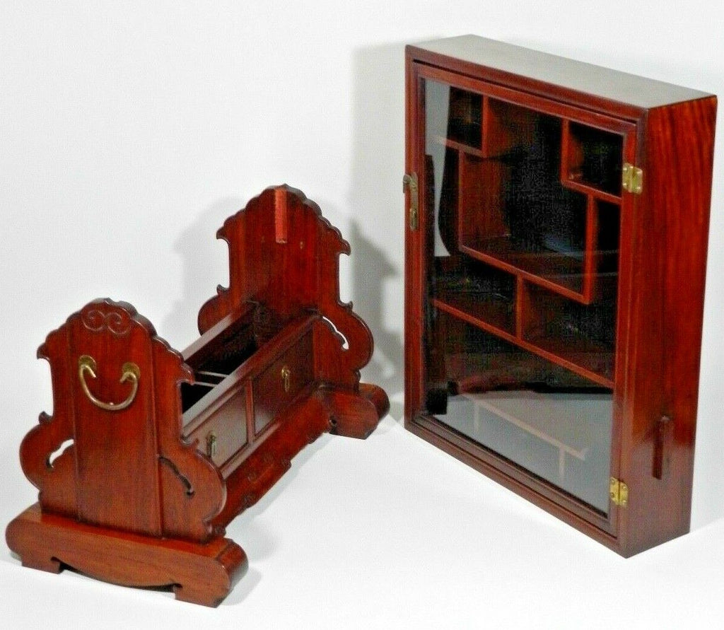 Chinese Rosewood Curio Display Cabinet – Shop-Uniques-Unlimited