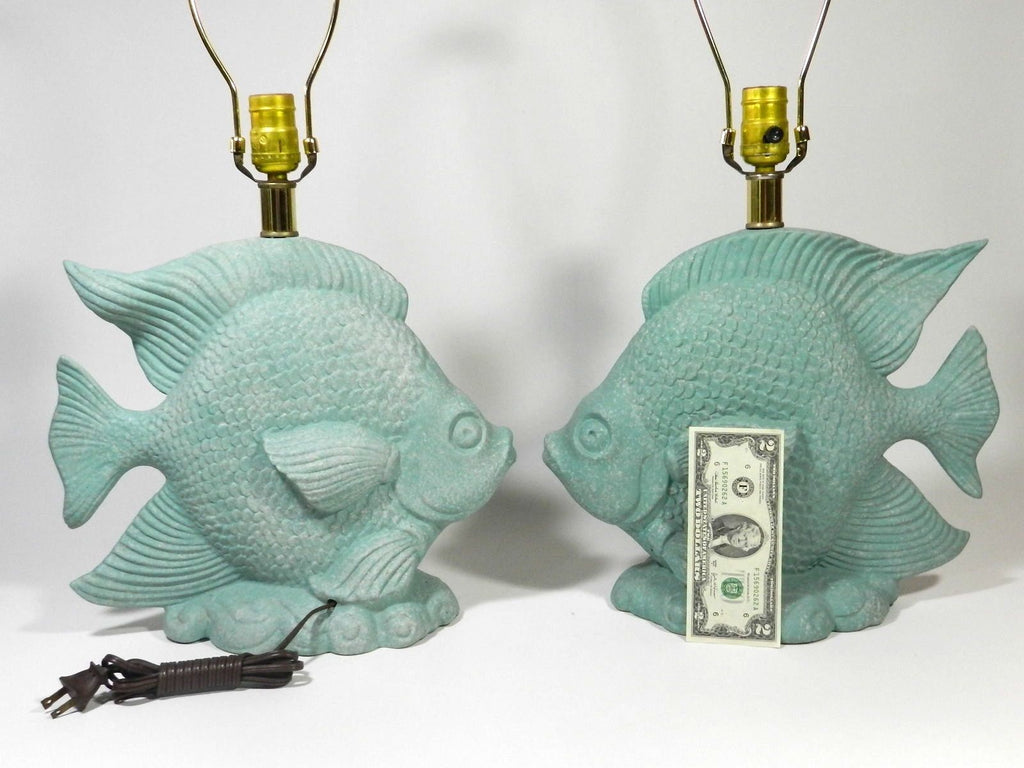 Vintage Ceramic Fish Lamp Pair – Shop-Uniques-Unlimited